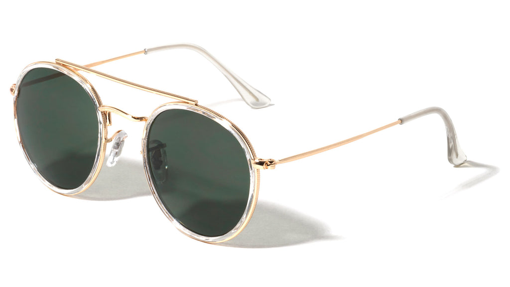 Round Fashion Aviators Wholesale Bulk Sunglasses - Frontier Fashion, Inc.